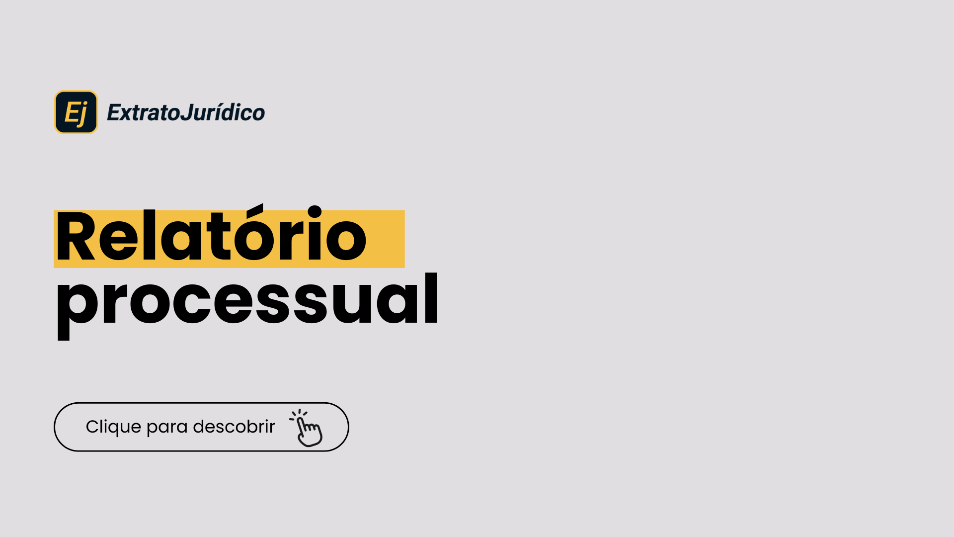 Relatório Processual Extrato Jurídico